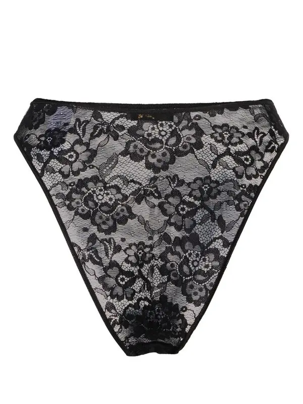 Oseree Floral-lace High Waisted Briefs