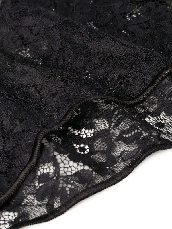 Oseree Floral-lace High Waisted Briefs