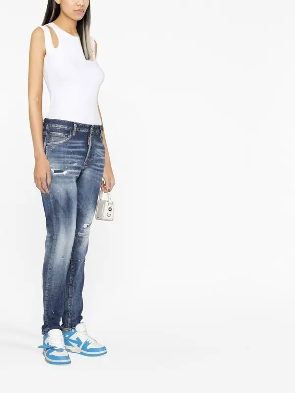 Dsquared2 Distressed Denim Jeans