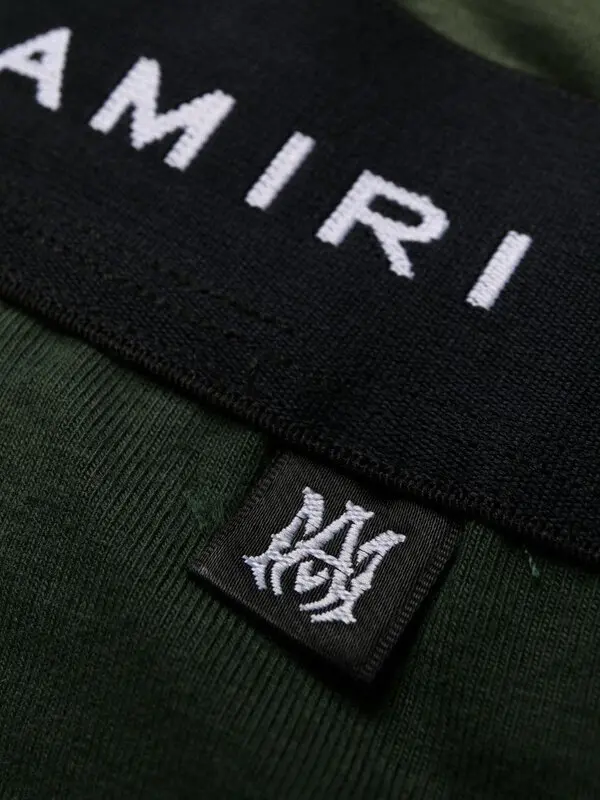 Amiri Logo-waistband Camouflage Boxers