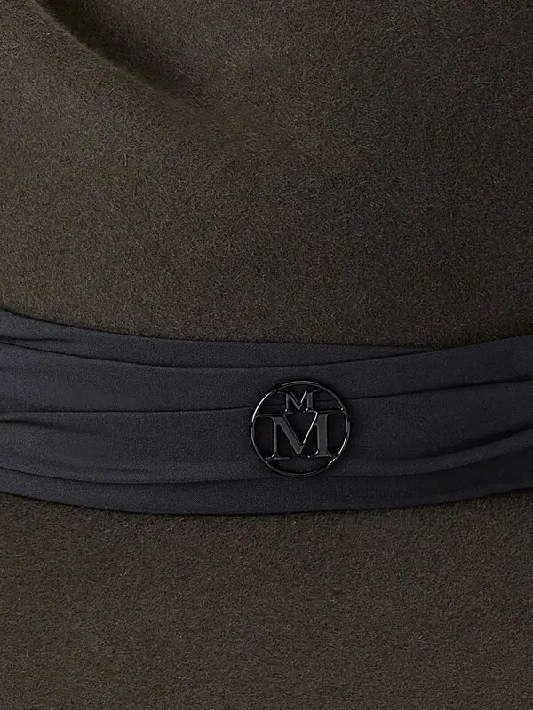 MAISON MICHEL Virginie Wool-felt Fedora Hat