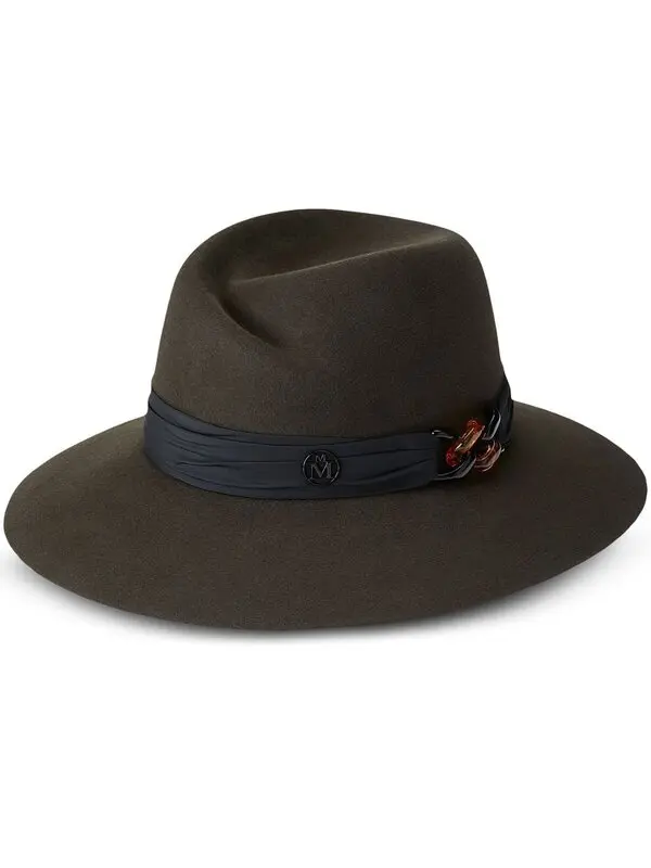 MAISON MICHEL Virginie Wool-felt Fedora Hat