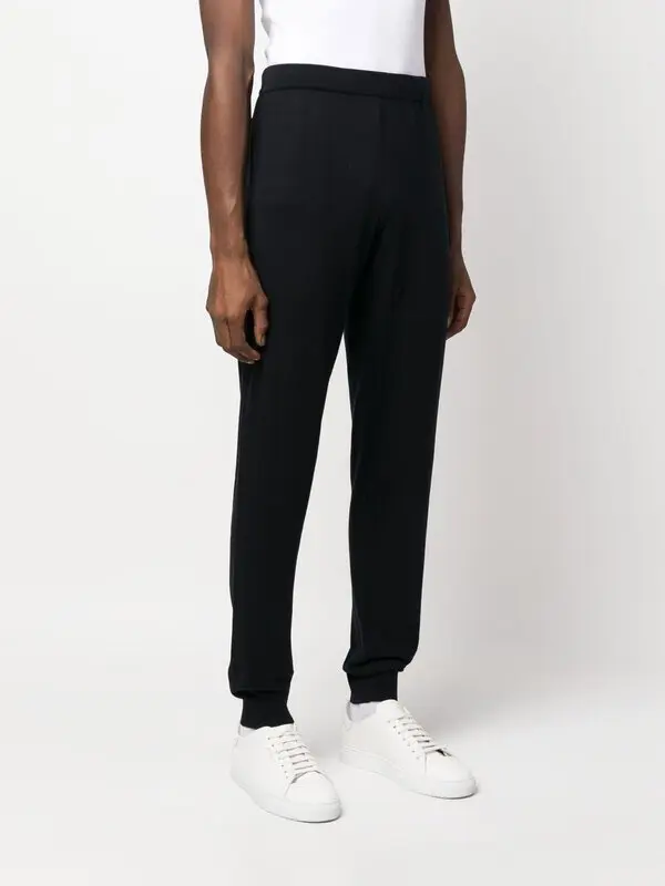 Corneliani Jersey-knit Track Pants - Blue