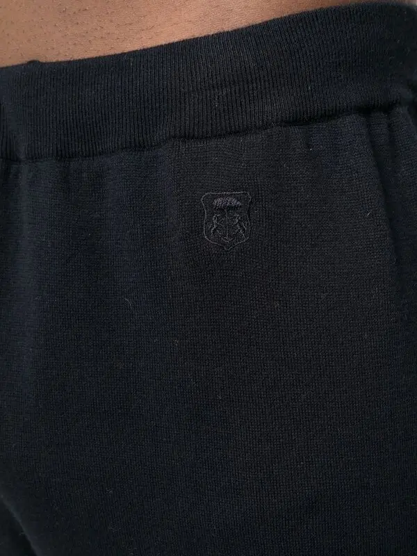 Corneliani Jersey-knit Track Pants - Blue