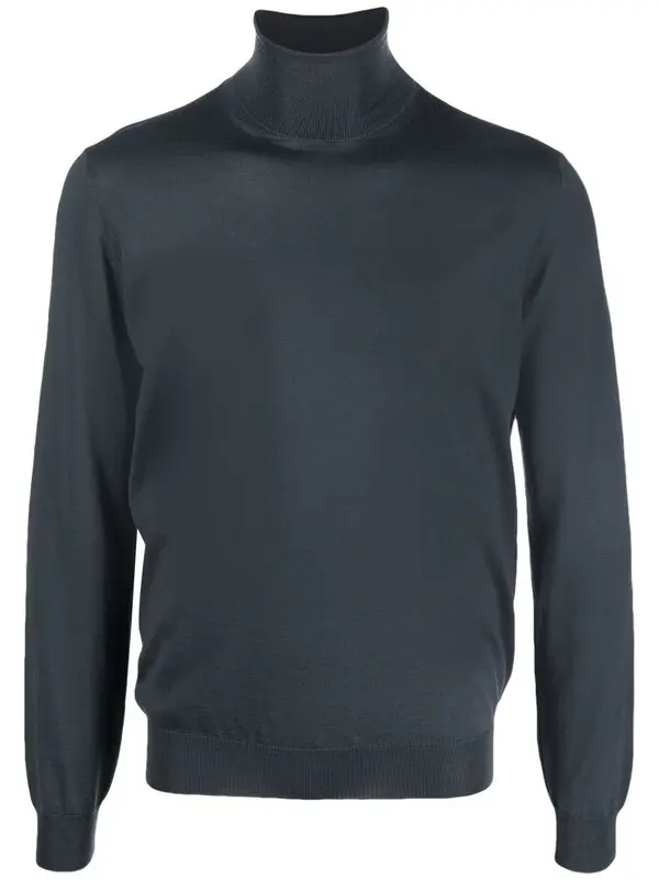 DELL'OGLIO Fine-knit Jumper - Grey