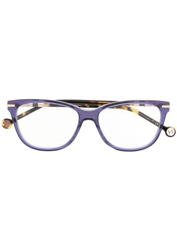 Carolina Herrera Wayfarer Frame Eyeglasses