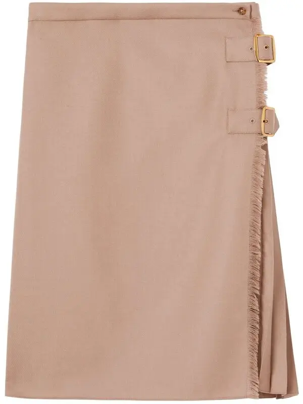 Burberry Pleated Panelled Kilt