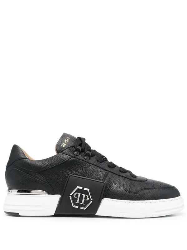 Philipp Plein Hexagonal Low-top Sneakers - Black