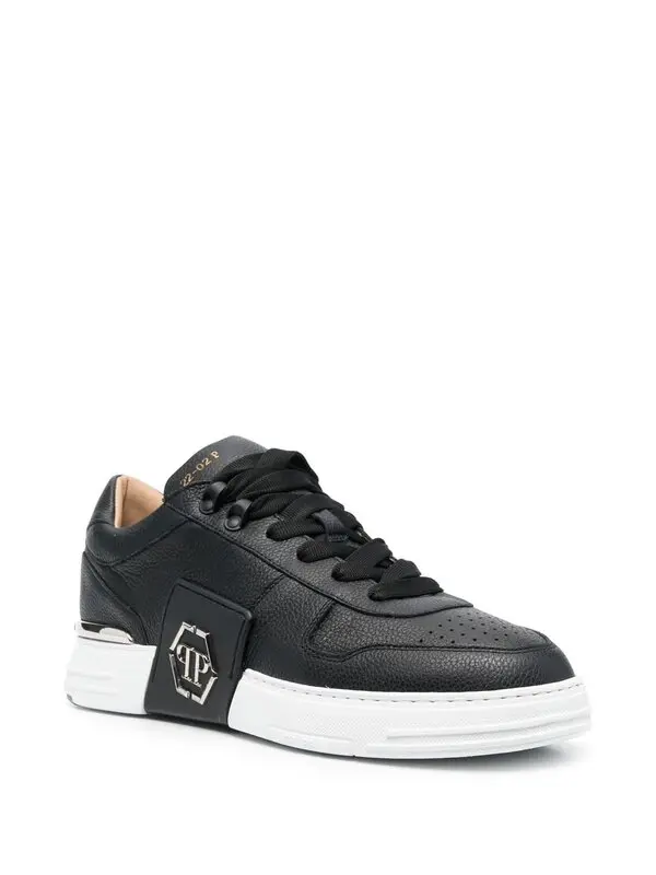 Philipp Plein Hexagonal Low-top Sneakers - Black