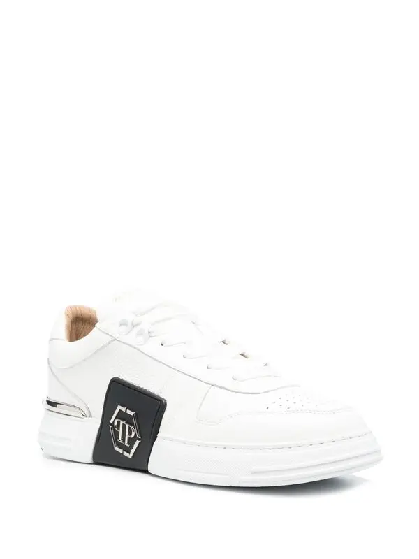 Philipp Plein Hexagonal Low-top Sneakers - White