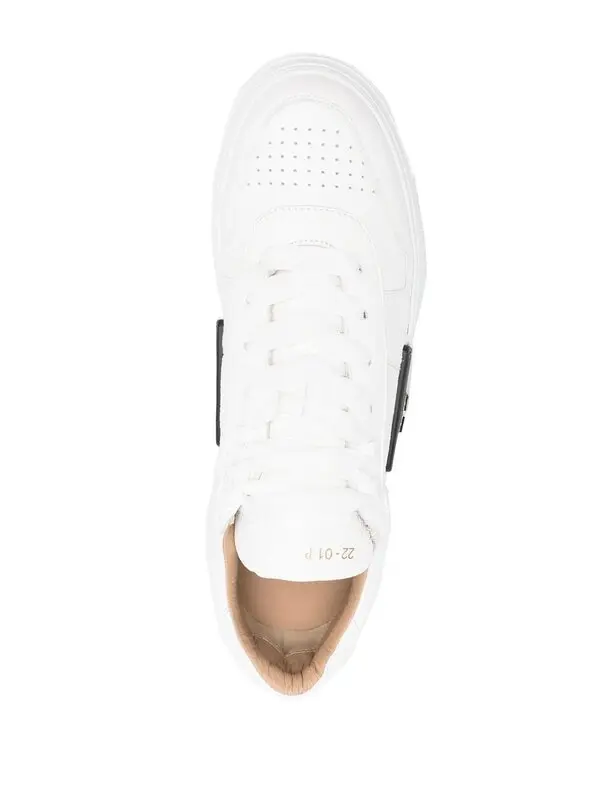Philipp Plein Hexagonal Low-top Sneakers - White