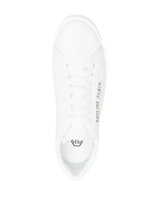 Philipp Plein Low-top Leather Sneakers - White