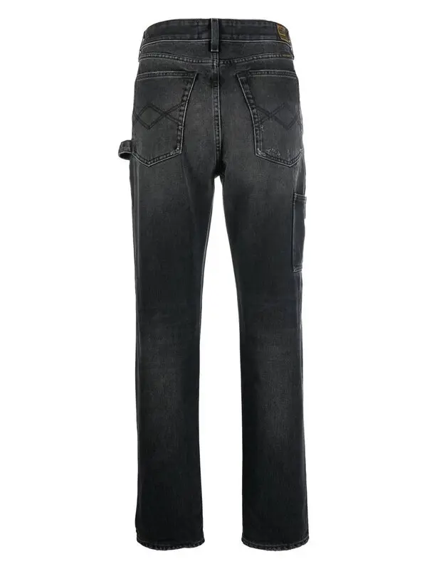 WASHINGTON DEE-CEE Distressed-effect Straight-leg Jeans