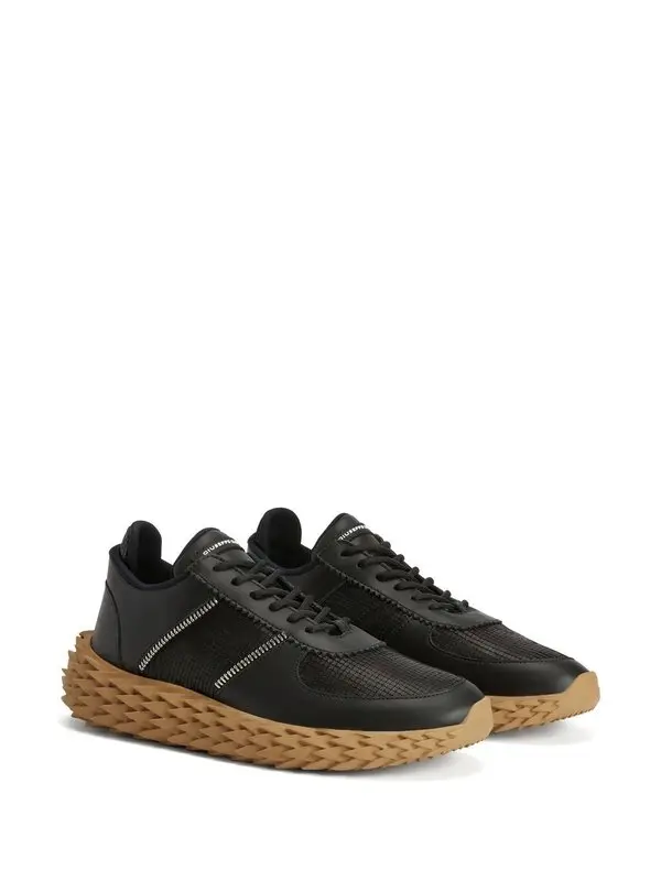 GIUSEPPE ZANOTTI Urchin Python-print Low-top Sneakers