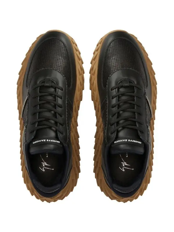 GIUSEPPE ZANOTTI Urchin Python-print Low-top Sneakers