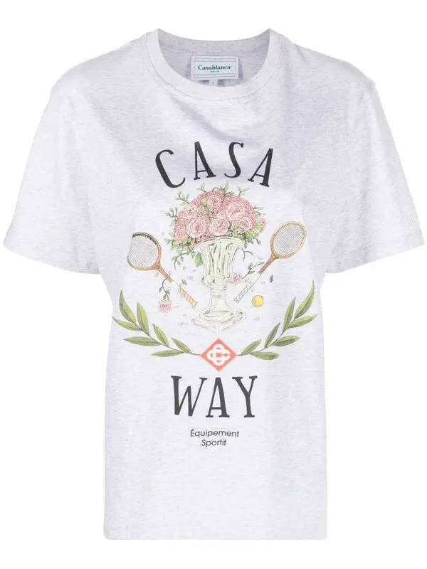 Casablanca Caa Way-print T-hirt