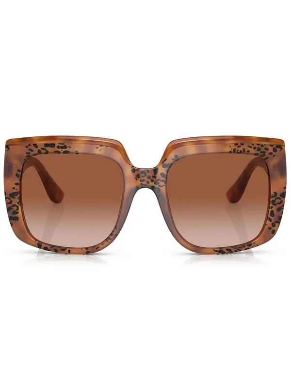 Dolce & Gabbana Oversized Square-frame Sunglasses - Green