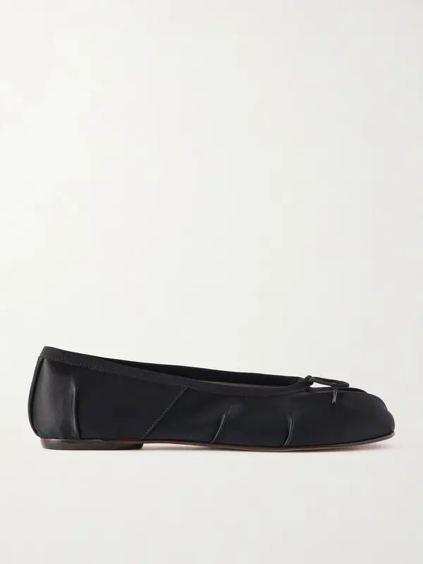 MAISON MARGIELA Tabi Split-toe Satin Ballet Flats