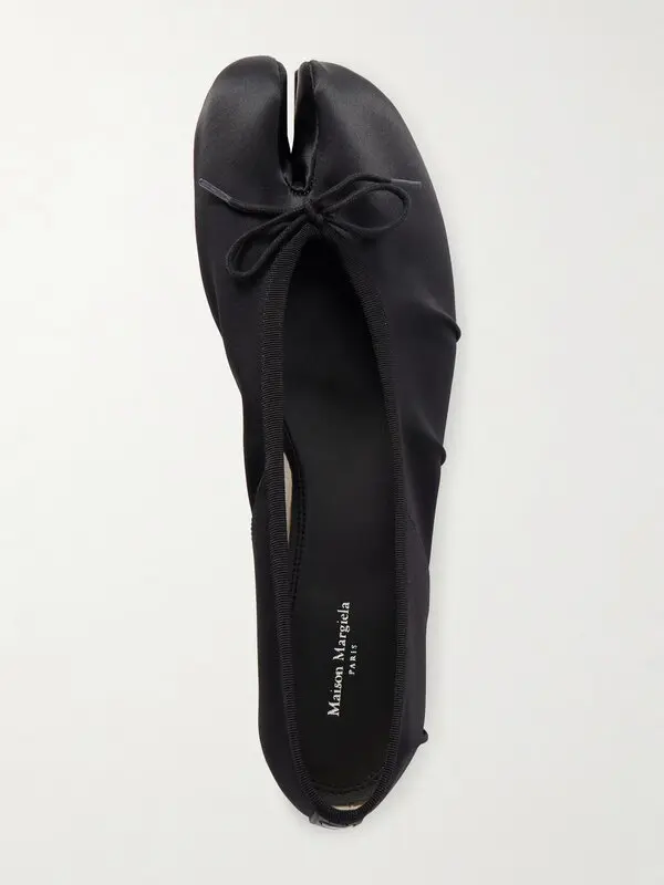 MAISON MARGIELA Tabi Split-toe Satin Ballet Flats