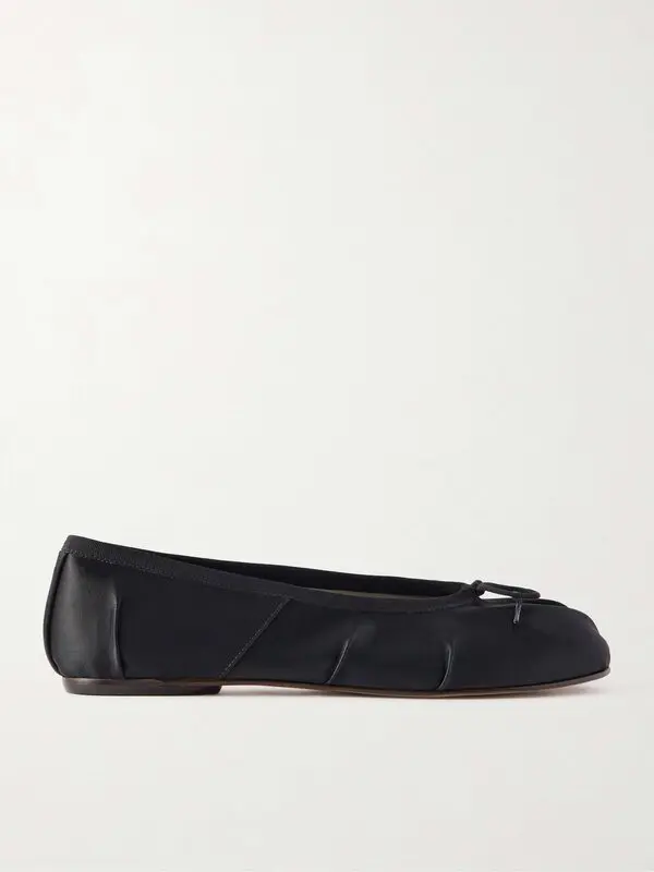 MAISON MARGIELA Tabi Split-toe Satin Ballet Flats