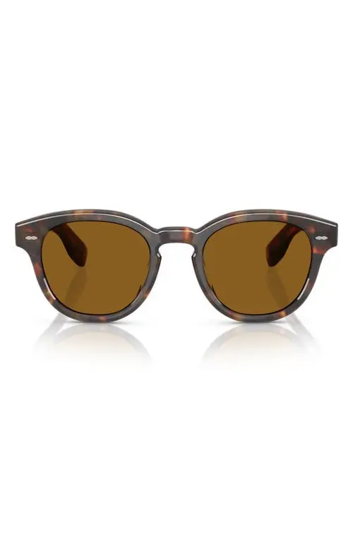Oliver Spencer 50mm Round Sunglasses - Dtb /true Brown