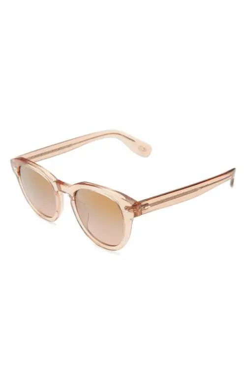 Oliver Spencer 50mm Round Sunglasses - Pink