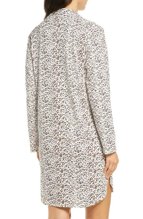 BELABUMBUM Luxe Animal Print Maternity/nursing Nightshirt
