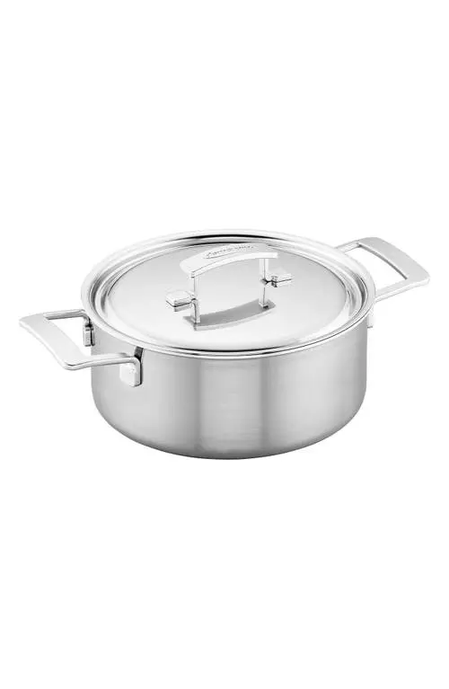 DEMEYERE Industry 5-ply 5.5-quart Stockpot With Lid - Stainless Steel