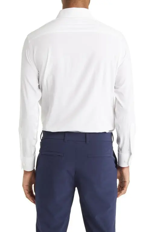 Mizzen+main Leeward Solid Button-up Shirt - White Solid