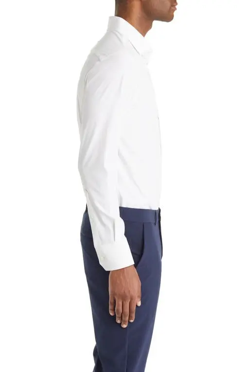 Mizzen+main Leeward Solid Button-up Shirt - White Solid