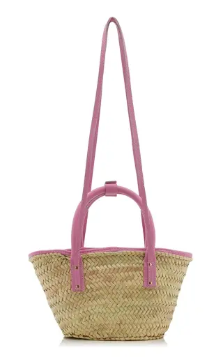 Jacquemus Le Petite Panier Soleil Palm Tote Bag