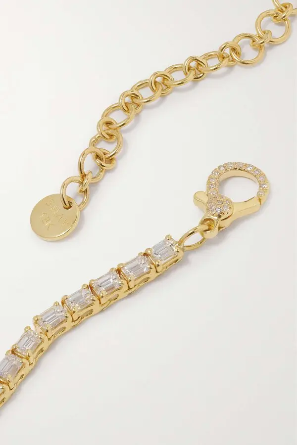Shay 18-karat Gold, Diamond And Sapphire Necklace