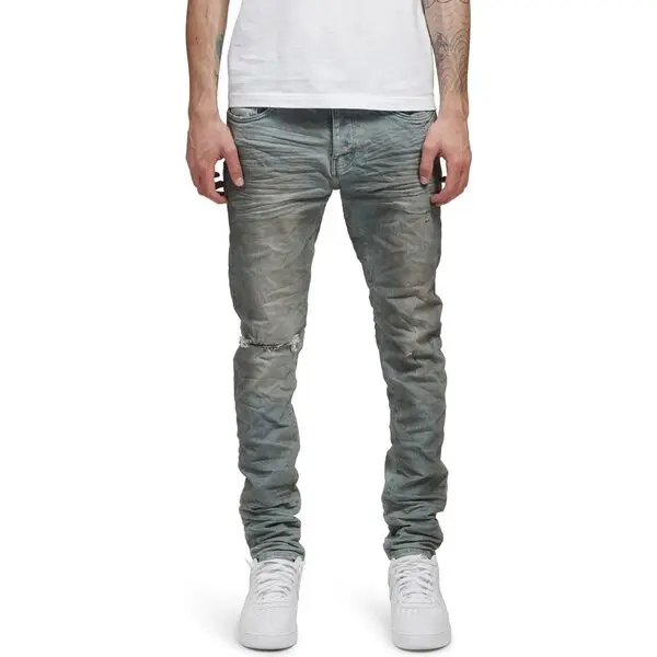 PURPLE BRAND Ripped Skinny Fit Jeans