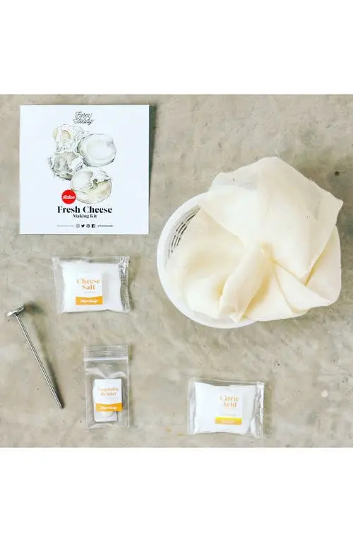 BROOKLYN BREW SHOP Farmsteady Fresh Cheese Making Kit