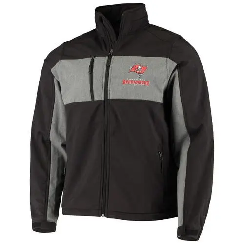 DUNBROOKE Tampa Bay Buccaneers Circle Zephyr Softshell Full-zip Jacket