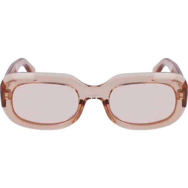 Longchamp Medallion Rectangular Sunglasses - Rose