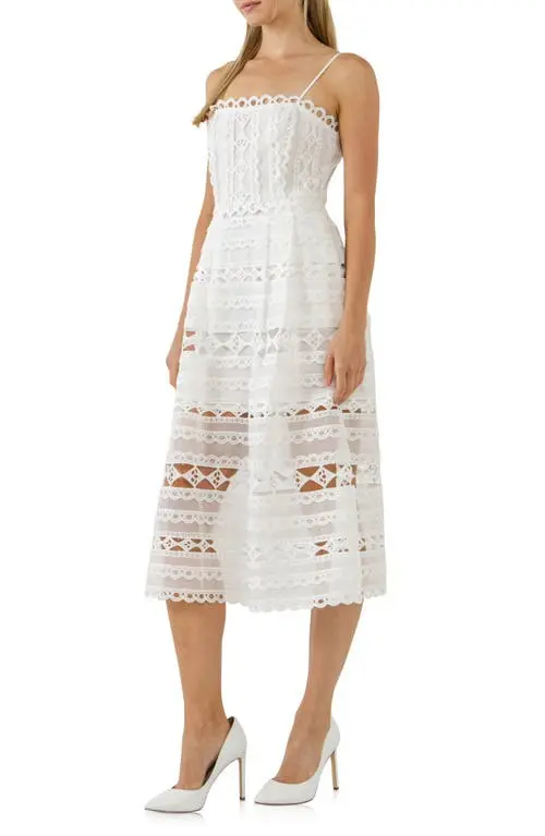 Endless Rose Lace Midi Dress