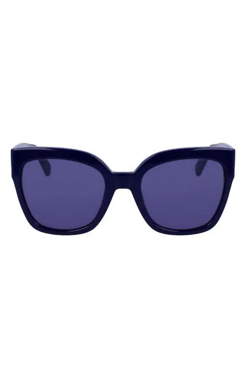 Longchamp Medallion 52mm Sunglasses - Blue