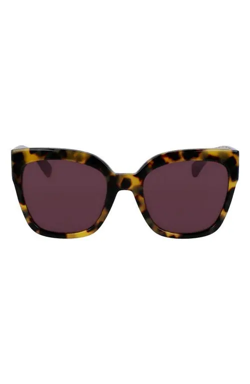 Longchamp Medallion 52mm Sunglasses - Tokyo Havana