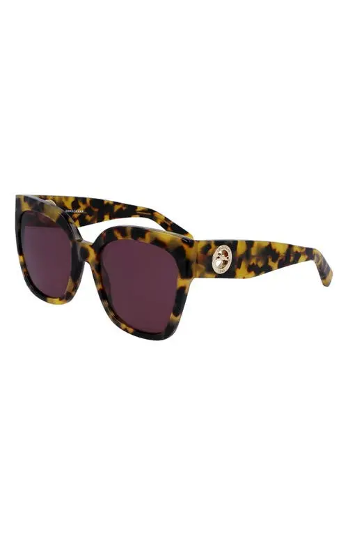Longchamp Medallion 52mm Sunglasses - Tokyo Havana