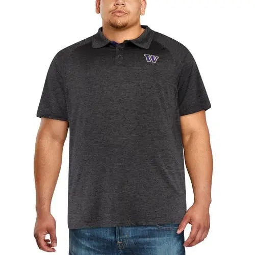 COLOSSEUM Washington Huskies Big & Tall Down Swing Polo