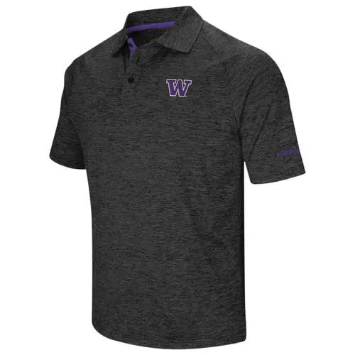 COLOSSEUM Washington Huskies Big & Tall Down Swing Polo