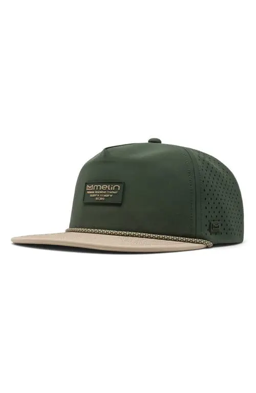 MELIN Coronado Hydro Performance Cap - Khaki/kombu Green