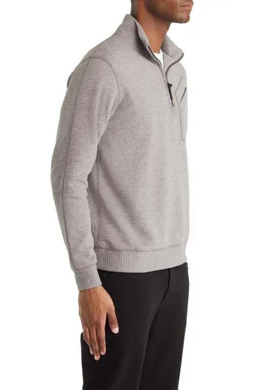 Billy Reid Quilted Half Zip Pullover