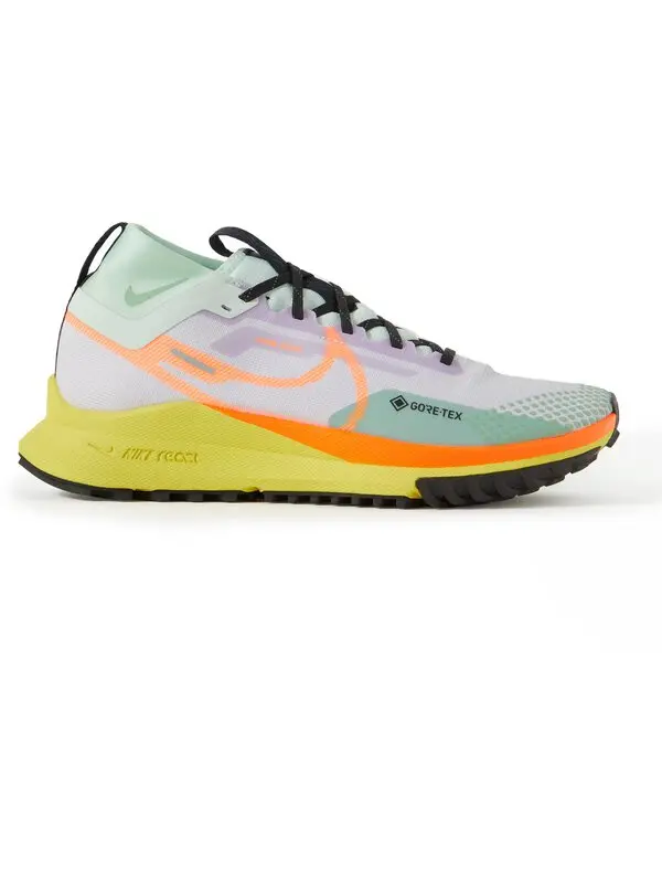 Nike React Pegasus Trail 4 Rubber-trimmed Gore-tex Mesh Running Sneakers