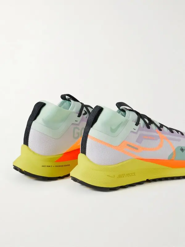Nike React Pegasus Trail 4 Rubber-trimmed Gore-tex Mesh Running Sneakers