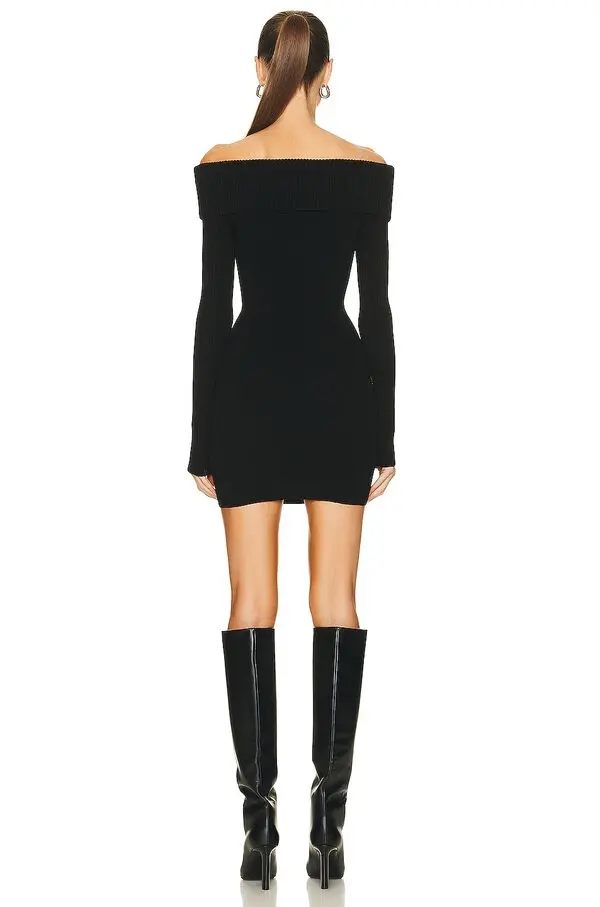Grlfrnd Nadja Knit Dress In Black - 73% Off | Editorialist