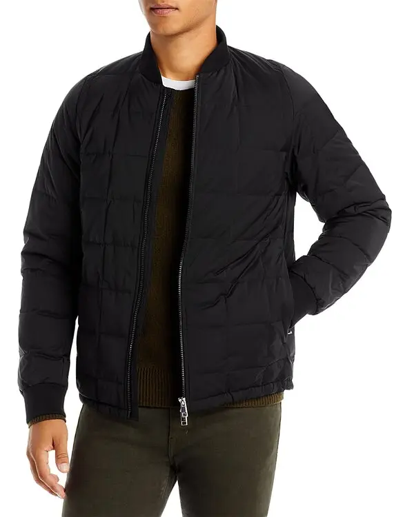 Theory Varet Quilted Bomber Jacket - Black