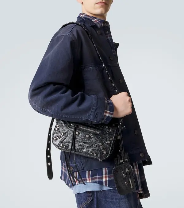 Balenciaga Le Cagole Xs Leather Crossbody Bag