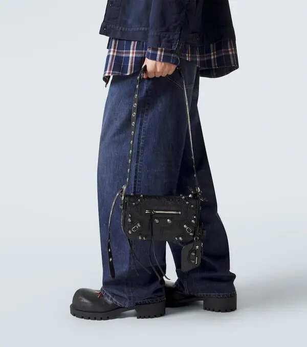 Balenciaga Le Cagole Xs Leather Crossbody Bag